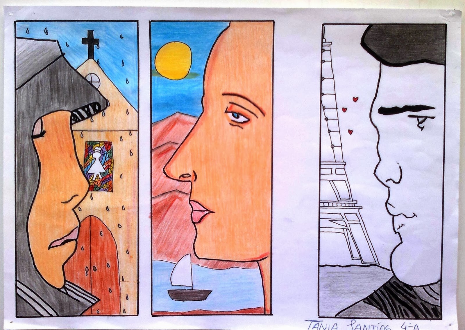 AULA DE DIBUJO: Técnica de los "dibujos invertidos"