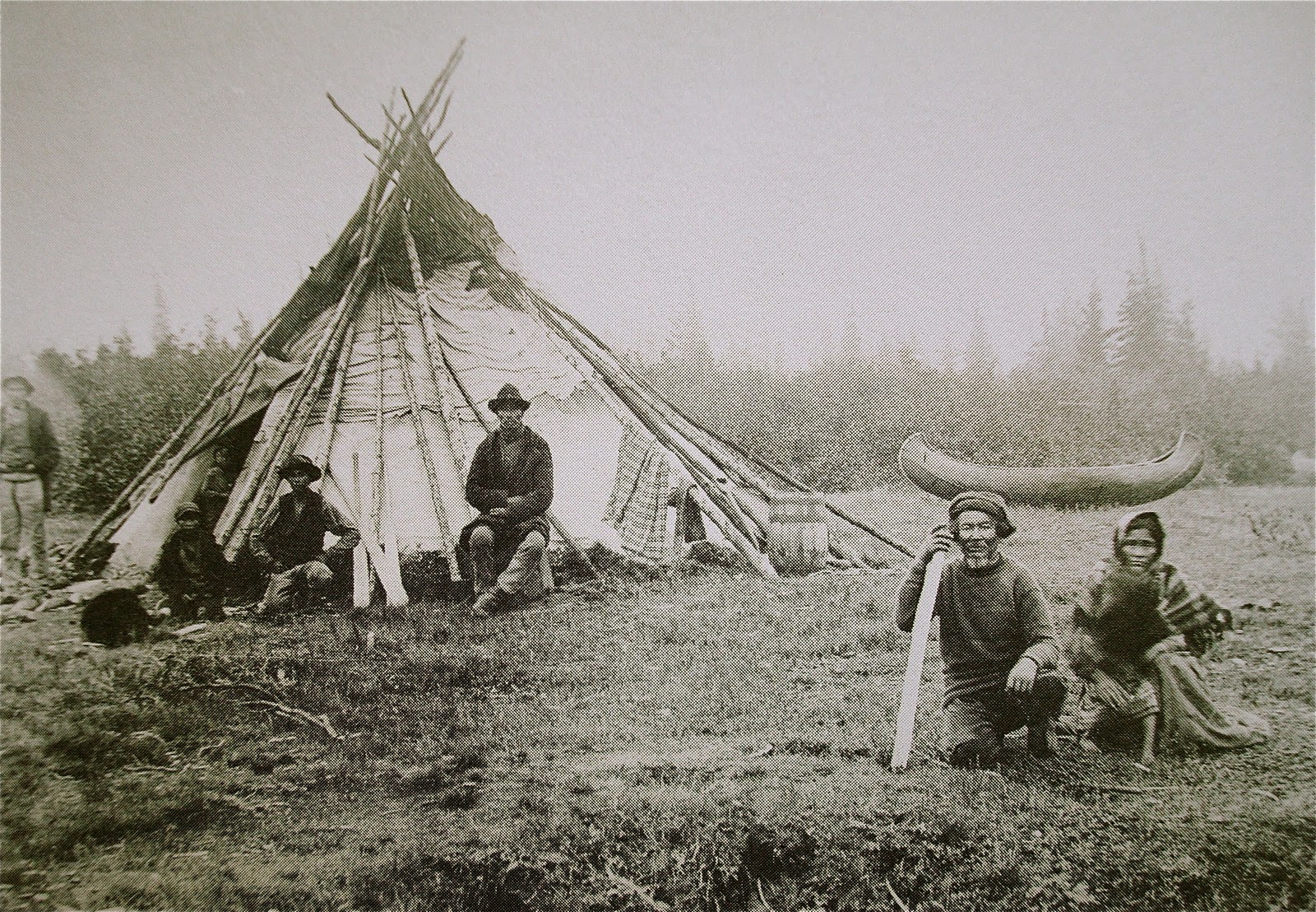 Beaver Bark Canoes: Eastern Cree Crooked Canoe