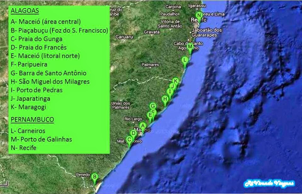 Roteiro de viagem pelo litoral de Alagoas e Pernambuco - RêVivendo Viagens