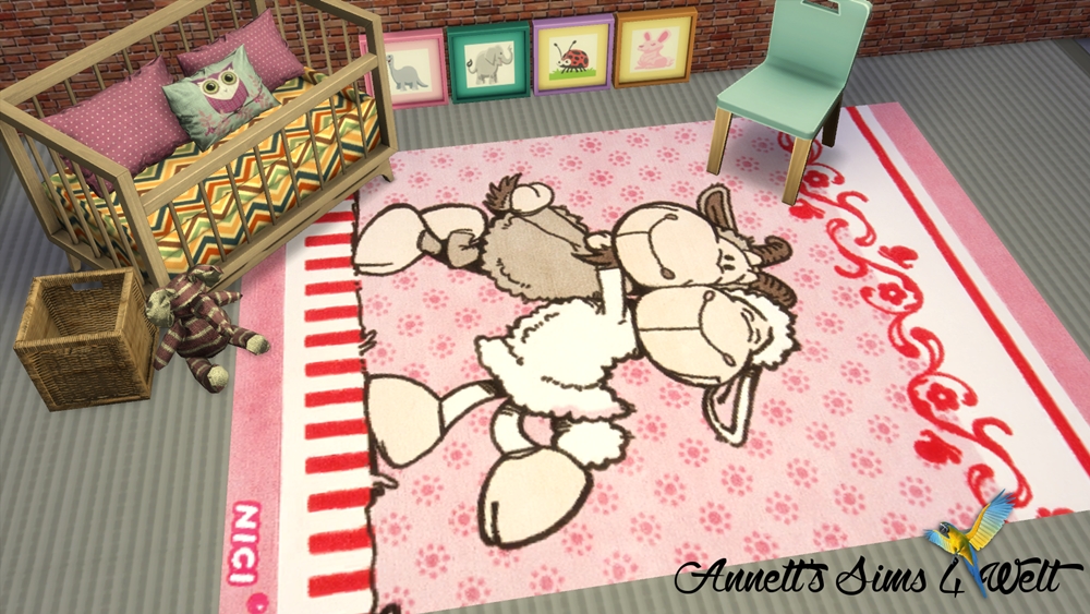 Annett's Sims 4 Welt: Mega Pack - 30 Kids Rugs