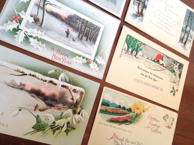 The Copycat Collector: COLLECTION #114: Vintage Winter Scene Christmas ...