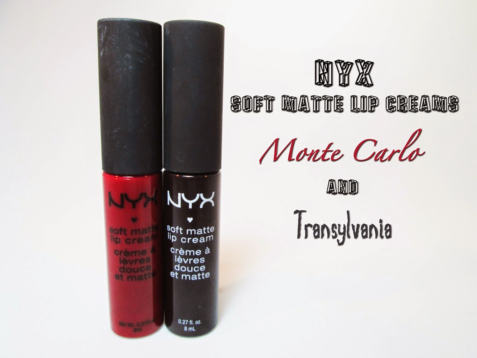 PrettyPanda: NYX Soft Matte Lip Creams in Monte Carlo and Transylvania ...