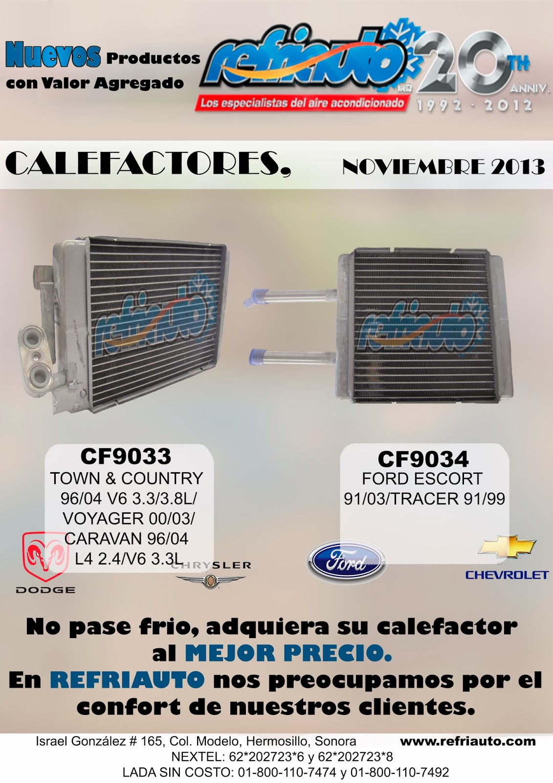 REFRIAUTO: noviembre 2013