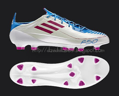 David Villa Sánchez: Imagen del modelo Adidas F50 Adizero TRX, las ...