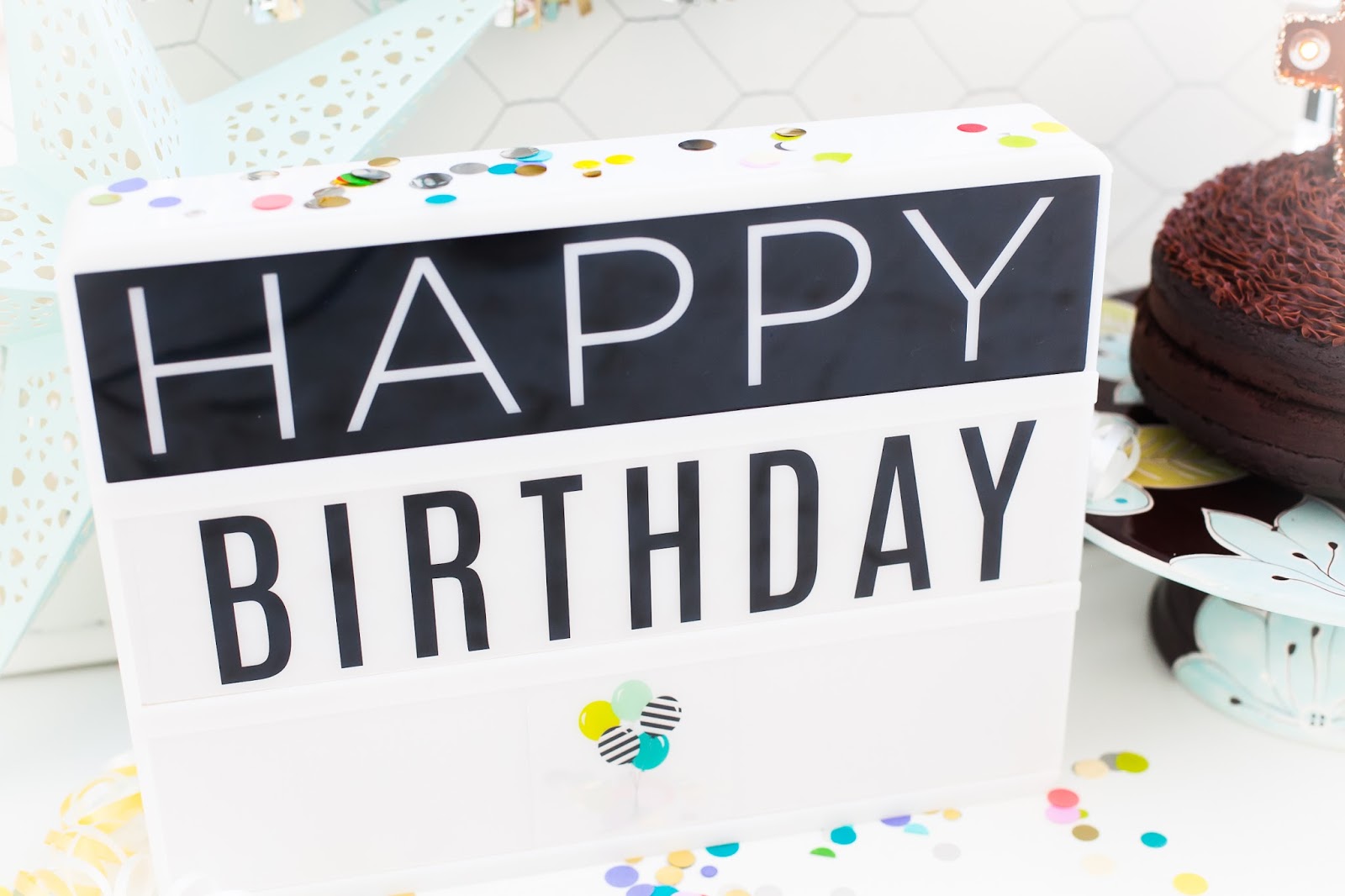 say it in lights! birthday wishes done right....with lightbox! - Simple ...