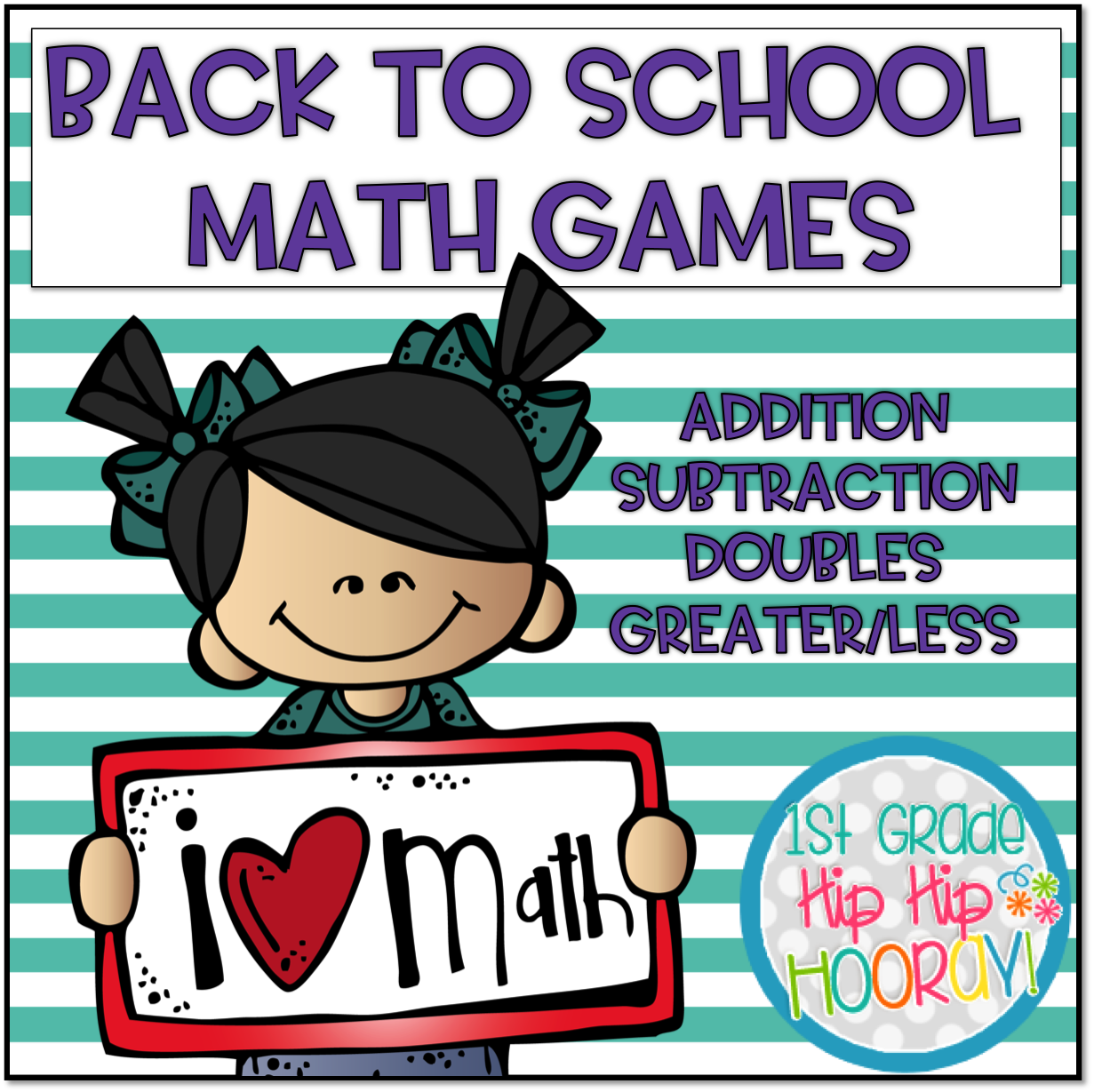 1st Grade Hip Hip Hooray!: Back to School Word Work, Writing, and Math ...