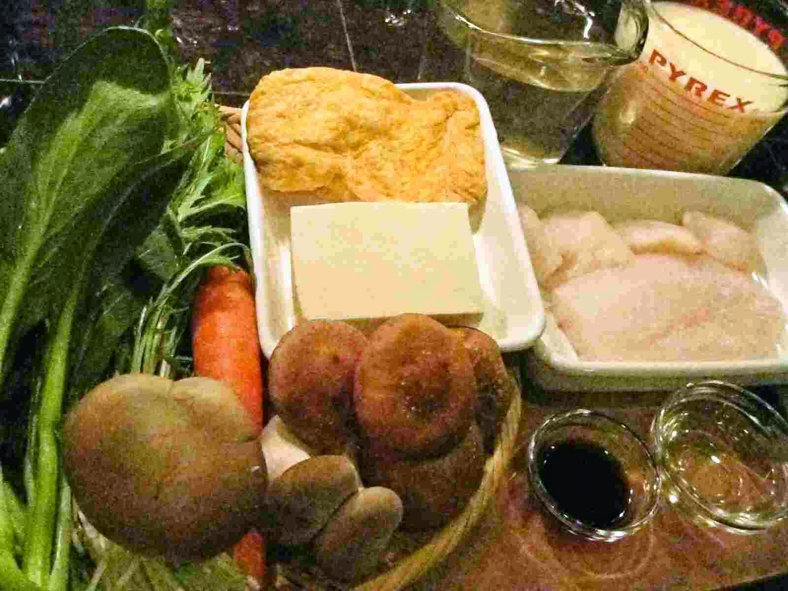 Recipes for Tom: Tonyu nabe / hot pot with soy milk broth