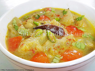 Dalma ( Vegetables cooked in a delicious thick lentil curry)