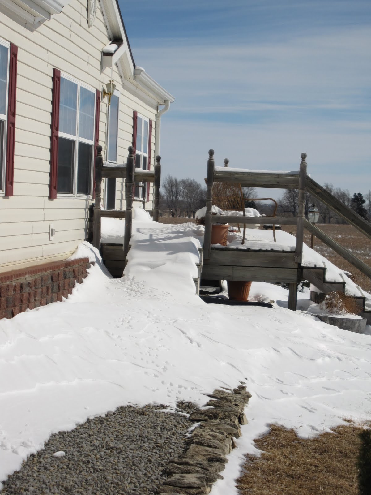 Our front porch: 'Snow' much more...