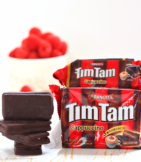 Chocolate cappuccino Tim Tam tartlets