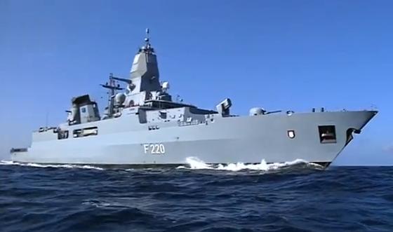 Блог Владимира Пелевина: Fregatte Hamburg (F 220) . IMDS 2011.