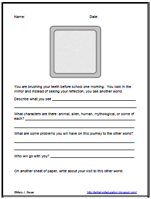 Artistry of Education: Mirror, Mirror Writing Prompt