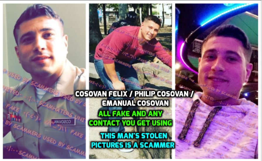 ScamHaters United .. Visit us also on Facebook and Instagram : COSOVAN ...