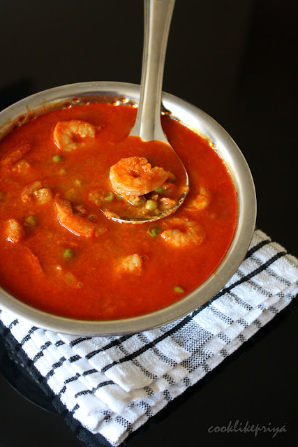 Cook like Priya: South Indian Spicy Prawn Curry Recipe