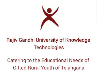 IIIT RGUKT Basara Notification For Admission Into 6-Year Integrated B ...