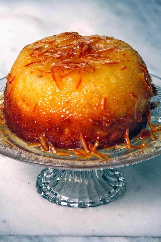 wabi: Orange marmalade pudding - Πουτίγκα μαρμελάδα πορτοκάλι