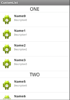 Custom Listview with Separate Headers: Android Custom ListView with ...