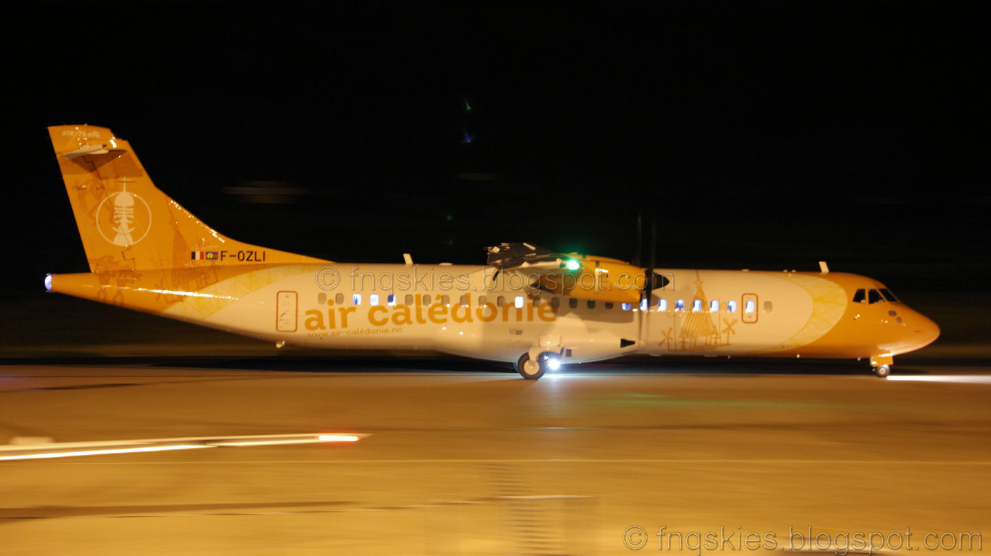 Far North Queensland Skies: Air Caledonie ATR72-600 F-OZLI delivery flight