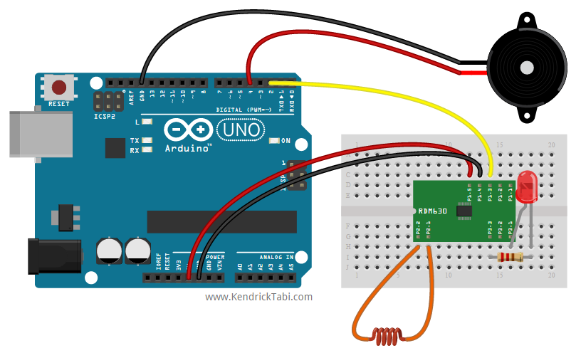Arduino and RDM630 RFID module