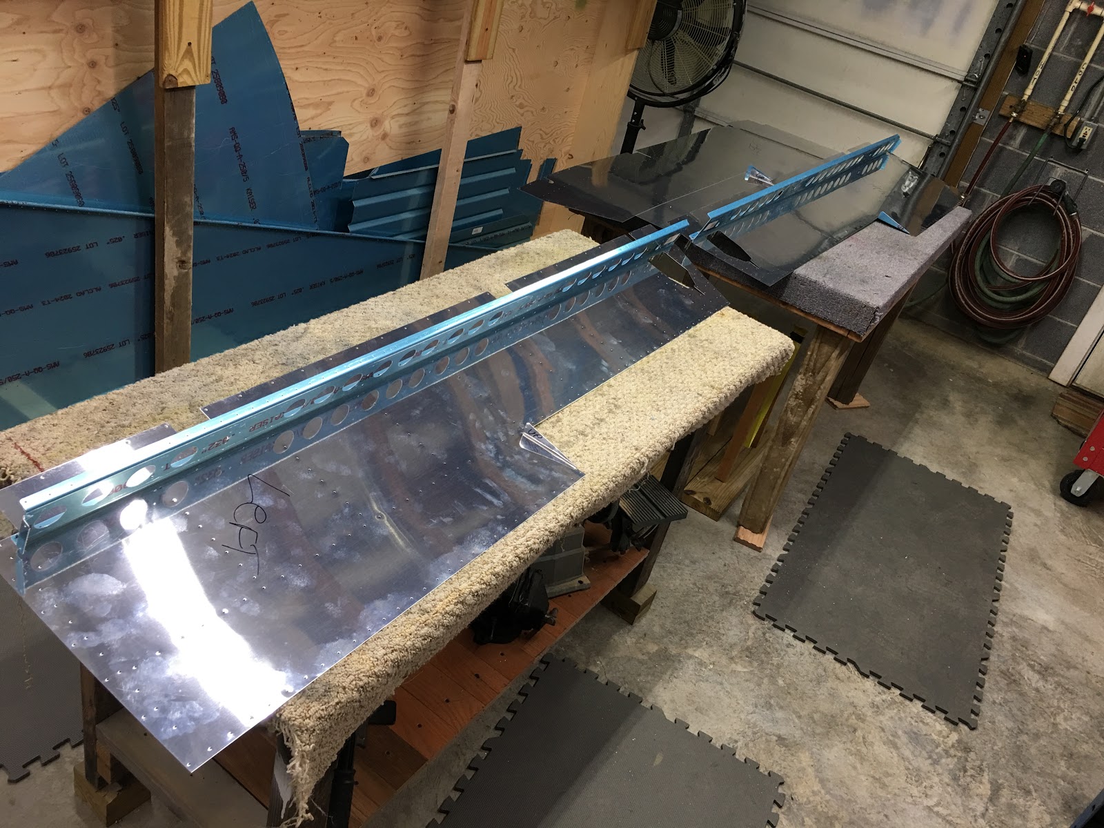 Brantel’s RV-10 Build Blog: Elevator Skeleton Work