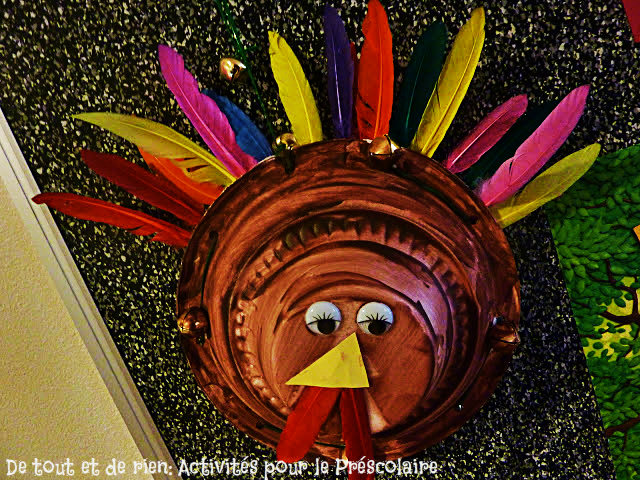 De tout et de rien: Activités pour le Préscolaire: Le dindon de la ...