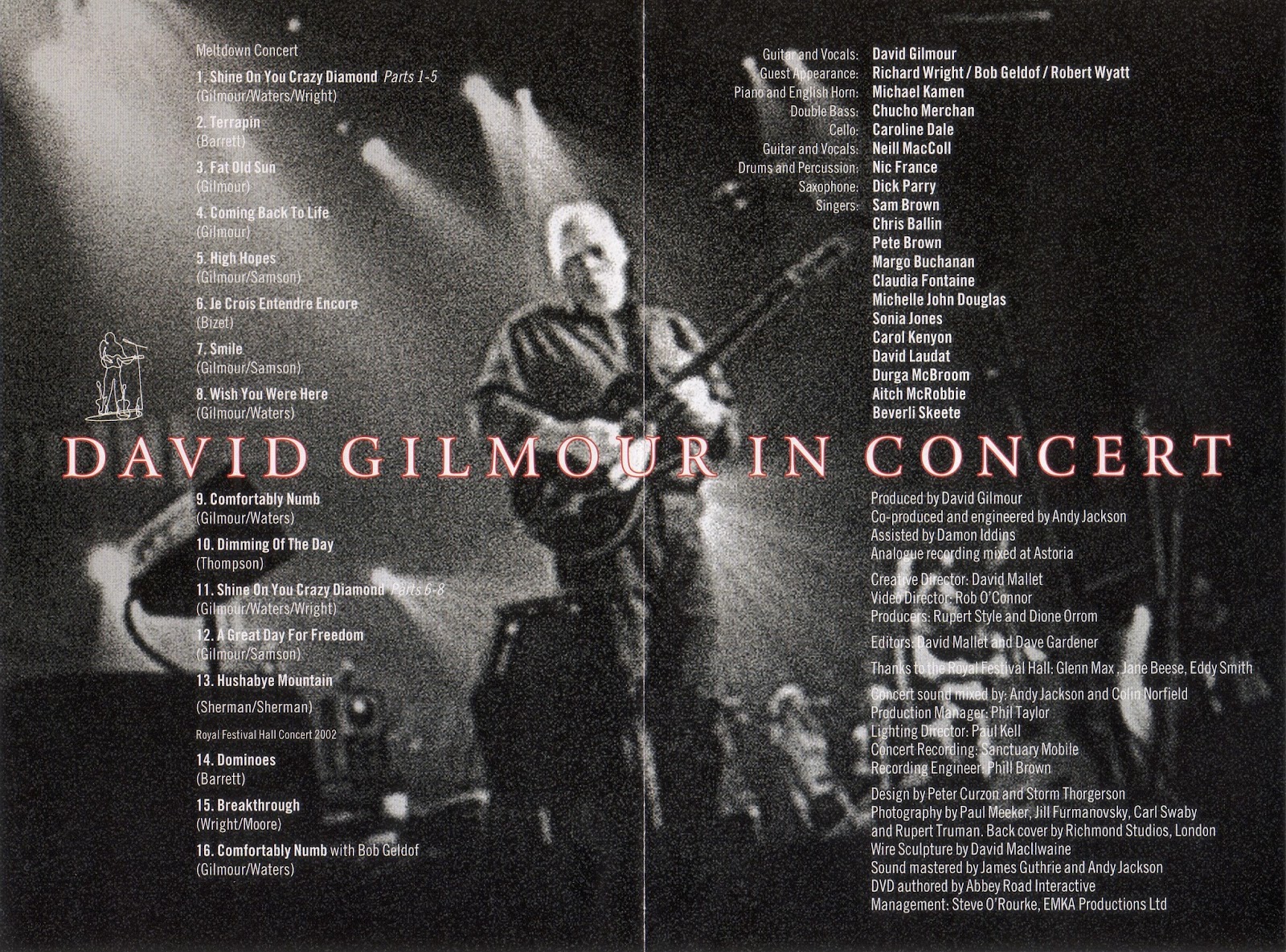 Pink Floyd Ilustrado: 2002 David Gilmour In Concert