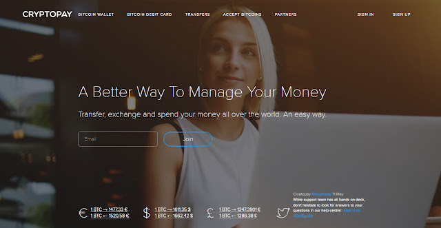 Bitcoin Debit Cards: Cryptopay Review