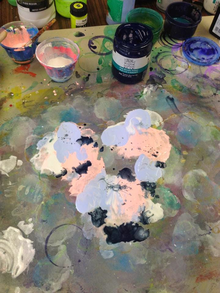 ideafactory.dreamer: My first abstract painting