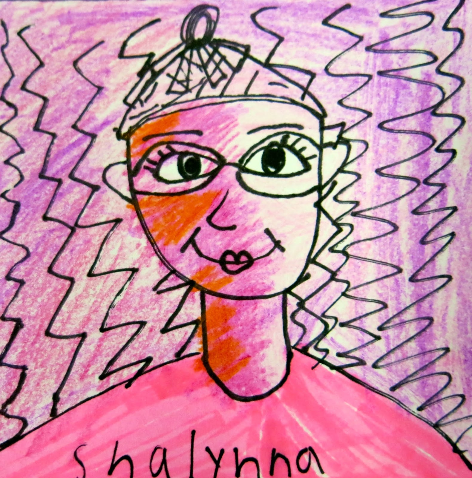 Cassie Stephens: In the Art Room: Mini-Monochromatic Self-Portraits