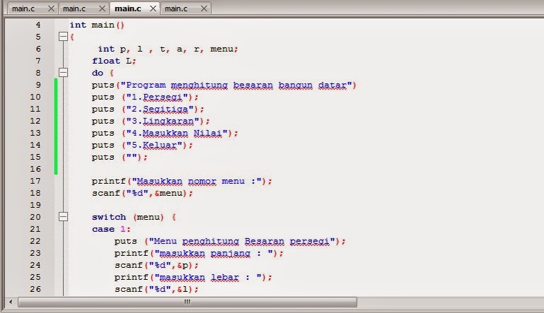 Cara menggunakan bahasa C dengan Codeblock