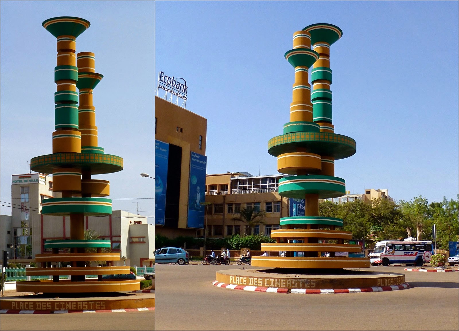 Ouaga Pascal et moi, l'aventure africaine continue...: Ronds points à Ouaga