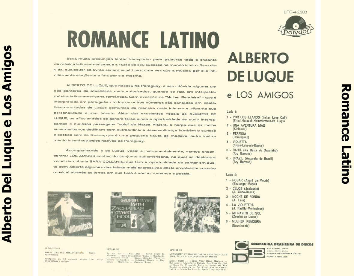 Alberto Del Luque e Los Amigos | musicasdeontem