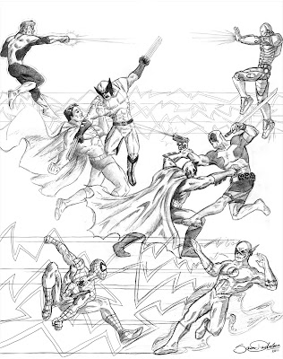 Sara Dunkerton Illustration and Animation: Marvel vs DC Commission!!