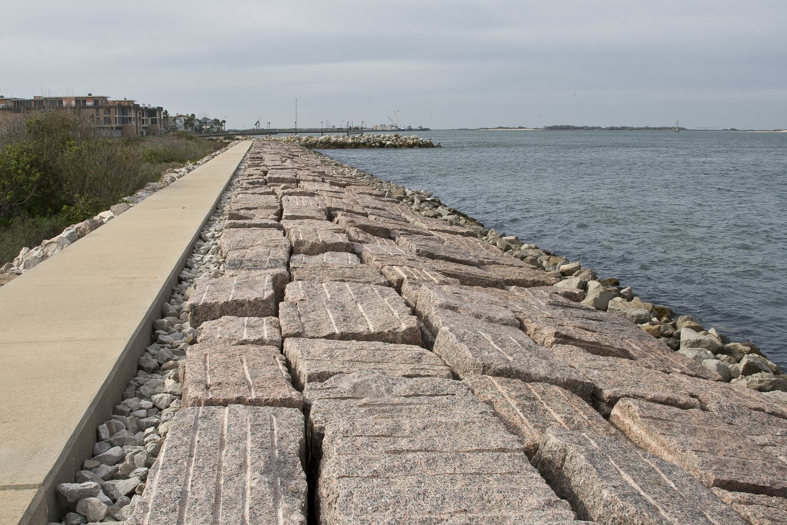 RonNewby: Breakwater shipping channel Port Aransas Texas