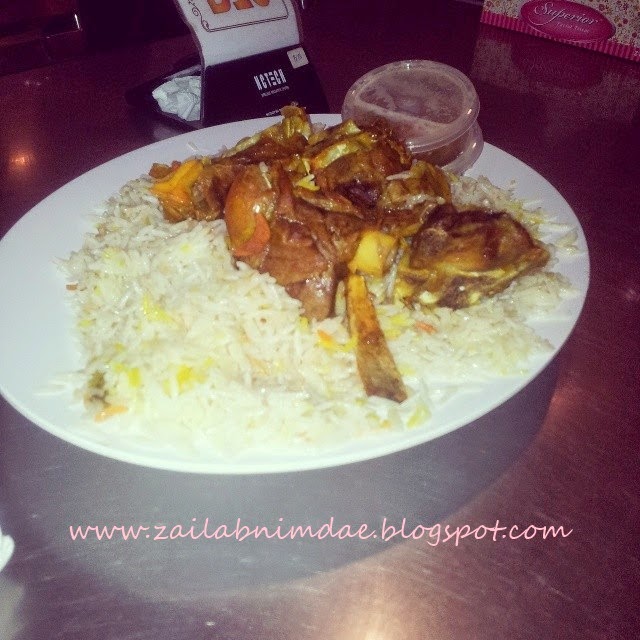 Diari Mekla Seorang WAHM: JJCM : Nasi Arab Saba Cyberjaya