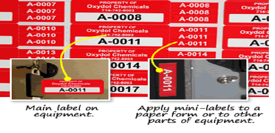 Buy Asset Tags & Labels Online: Multipart Barcode Labels