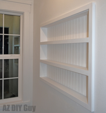 DIY Recessed Shelving | Find My DIY