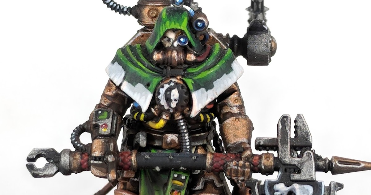 Brush Wizard: Miniature Monday - Tech-Priest Enginseer
