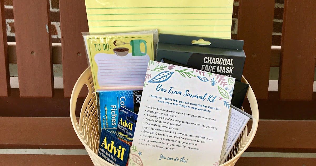 Bar Exam Survival Kit + FREE Printable's - The Legal Duchess