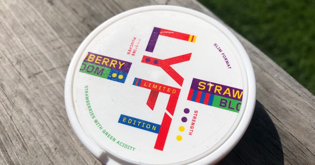 Lyft Strawberry Bloom (Nicotine Pouches) - Review. 16 July 2019.