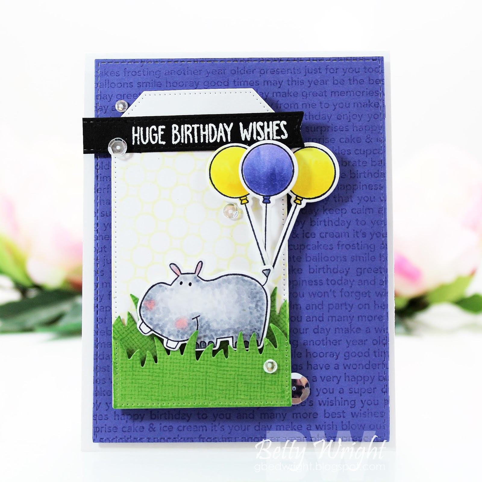 Huge Birthday Wishes! | The Things I Do With Paper