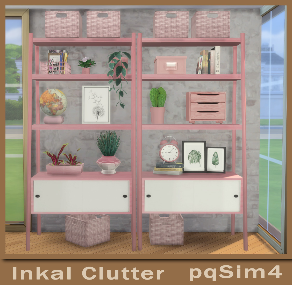 Inkal Clutter. Sims 4 Custom Content.