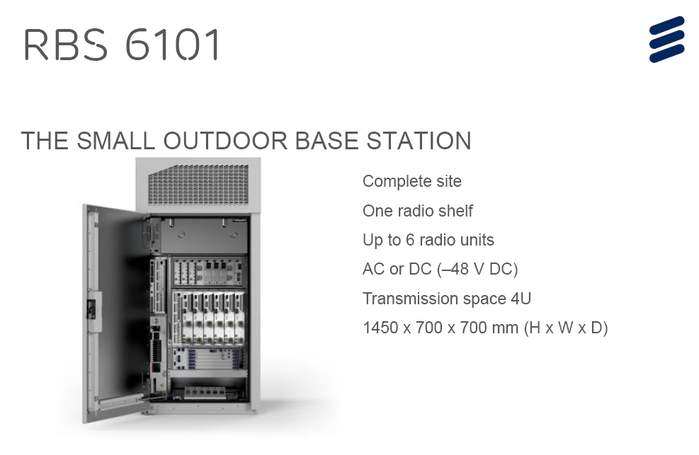 ›List the various RBS 6000 cabinets