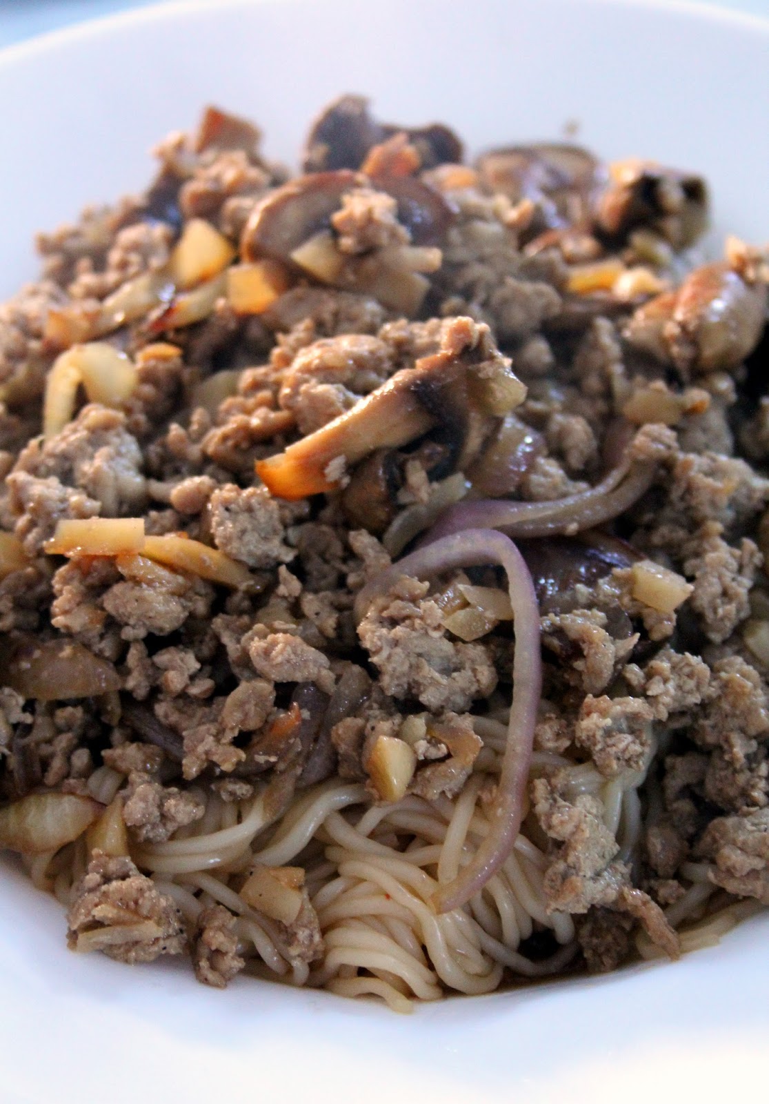 Jo and Sue: Asian Inspired Turkey and Mushroom Pasta with Seaweed