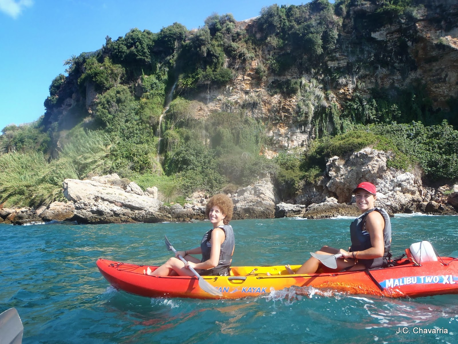 GPS Malaga: Kayaks en Maro (05-09-2013)