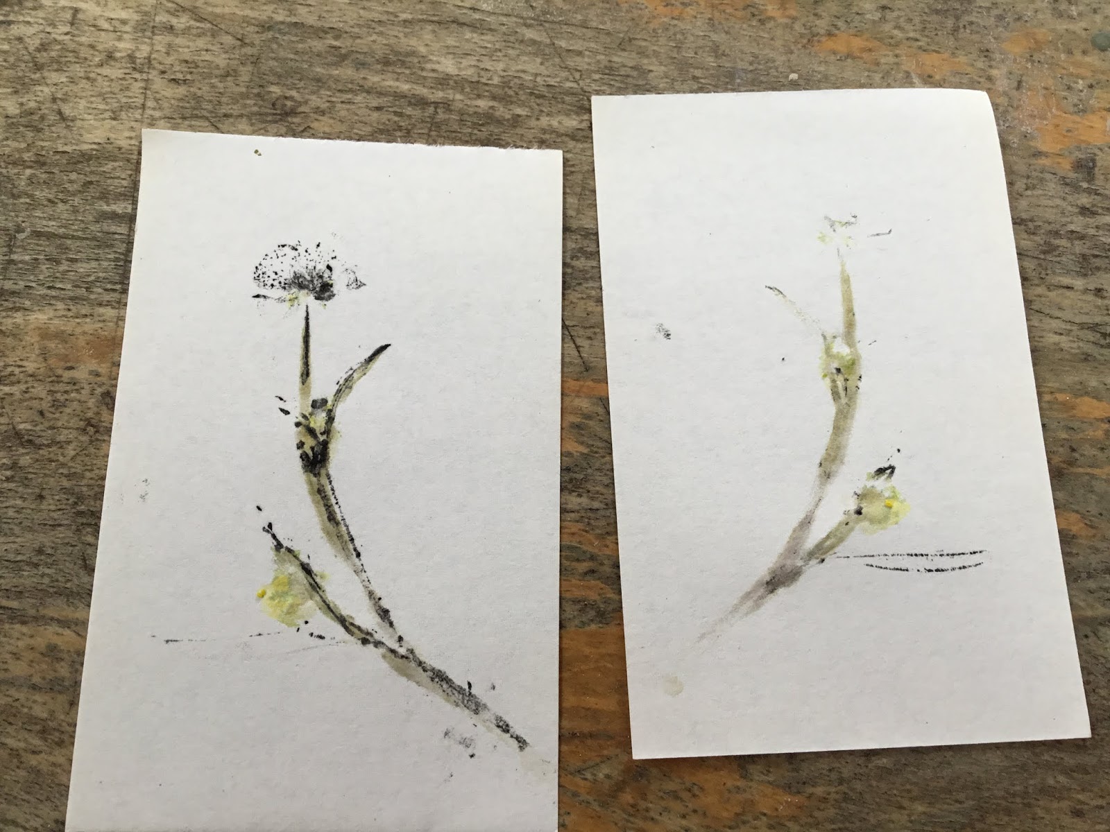 News From Oak and Beech Class: Charcoal printing