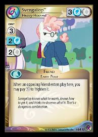 My Little Pony Svengallop, Heavy-Hooved Marks in Time CCG Card | MLP Merch
