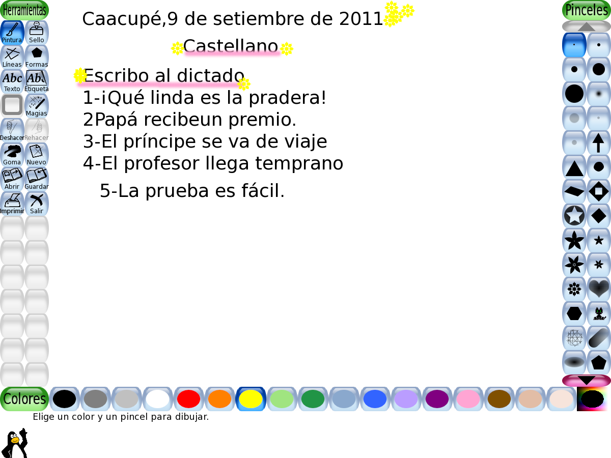 GRADO DE APOYO 3627: Dictado de palabras con "pr"