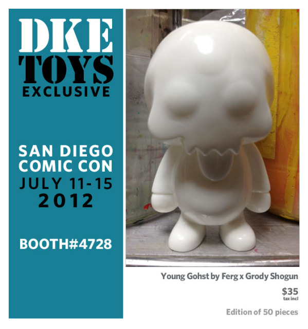 The Blot Says...: SDCC 12 Exclusive Unpainted White Young Gohst by Ferg ...