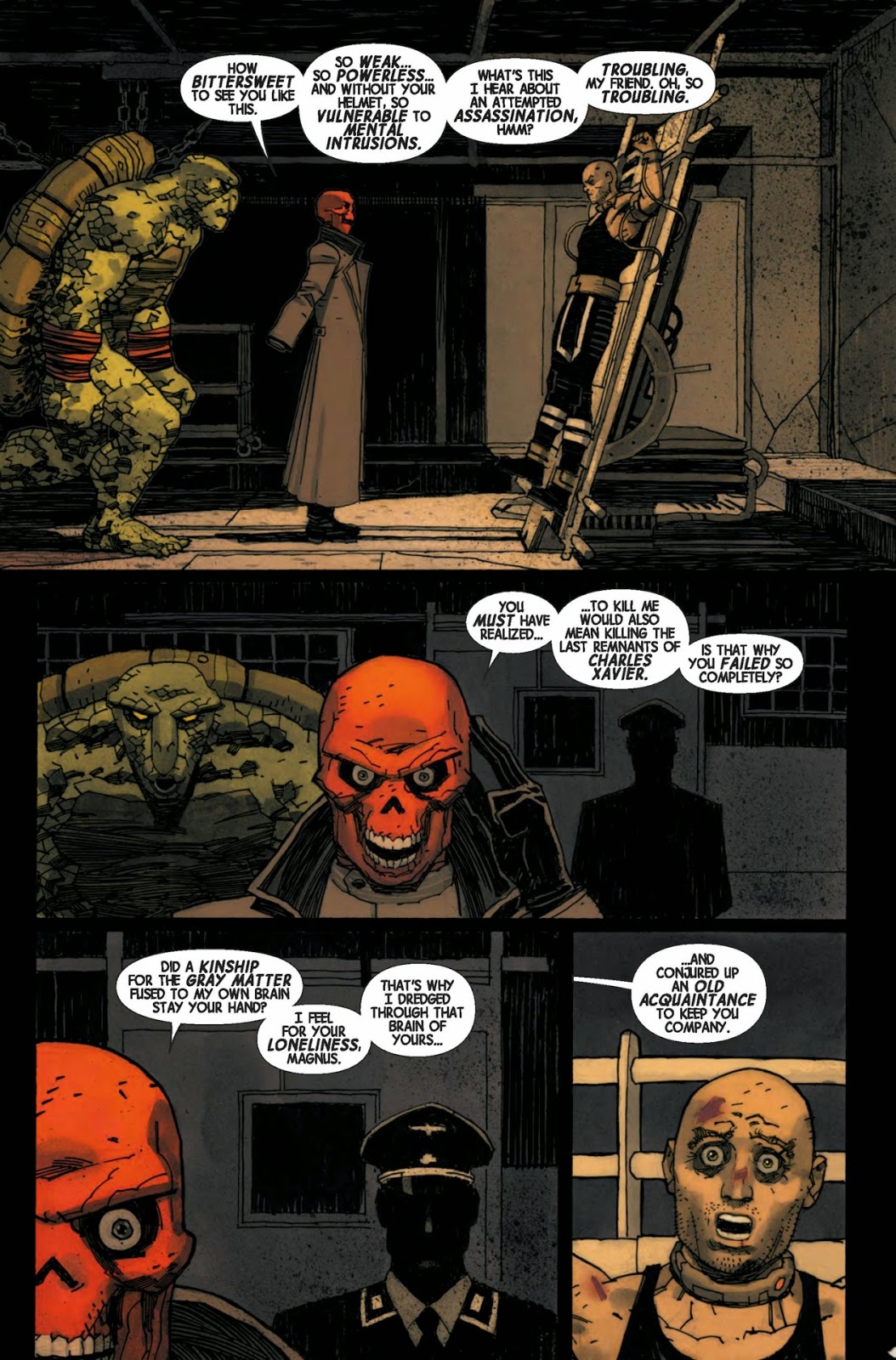 Capture By Red Skull Magneto